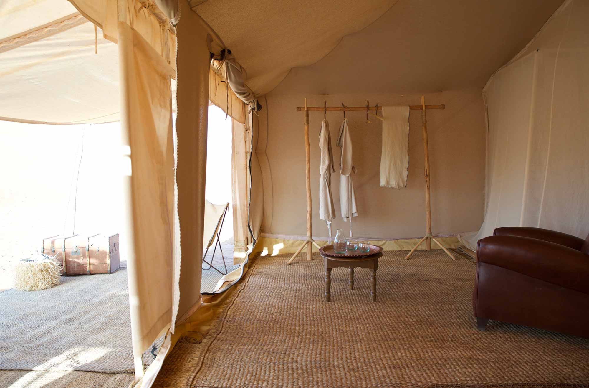 Chic bivouac in the dunes of Chegaga, Sahara - Azalai Life Experience